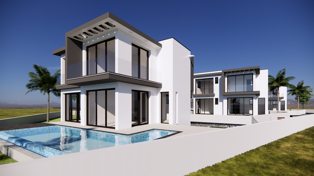 Modern 3 Bedroom Villas Close to the Sea with Private Swimming Pool in ...